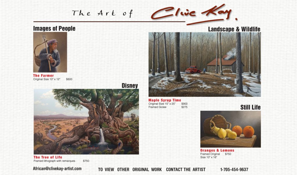 Clive Kay Artist - Clive Kay Artist